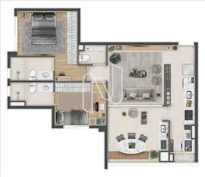 Apartamento 2 quartos à venda 69m² por R$ 1.556.800,00 - 1145124